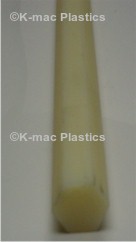 Nylon Plastic Hex Rod by K-mac Plastics